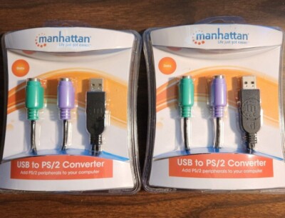 MANHATTAN USB to PS/2 CONVERTER 179027 2-PACK NEW | eBay