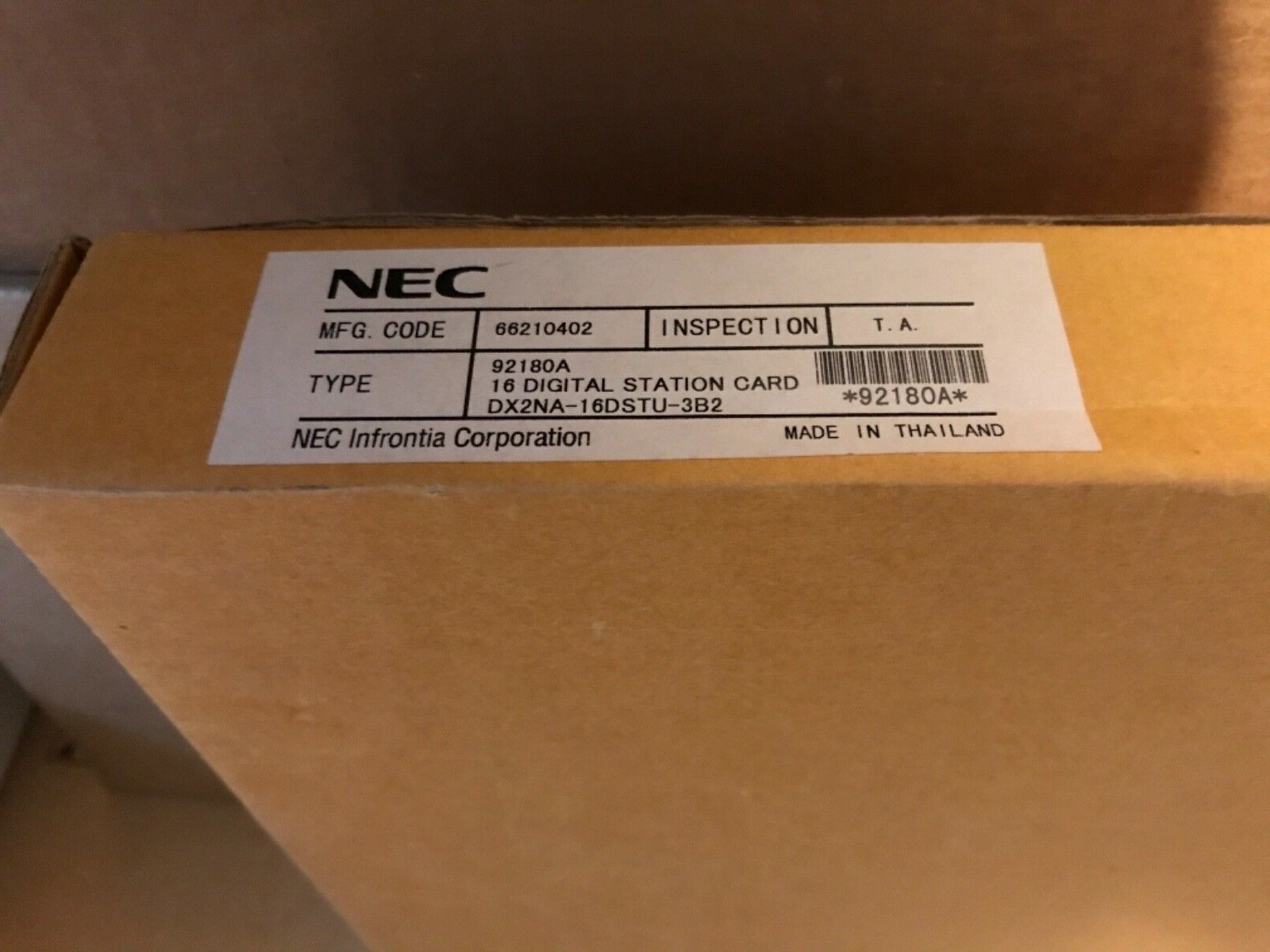 New NEC 66210402 92180a DX2NA-16DSTU-3B2 92180A | eBay