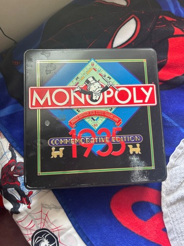 Monopoly 1935 Commemorative Tin Edition 1985 50th Anniversary Complete ...