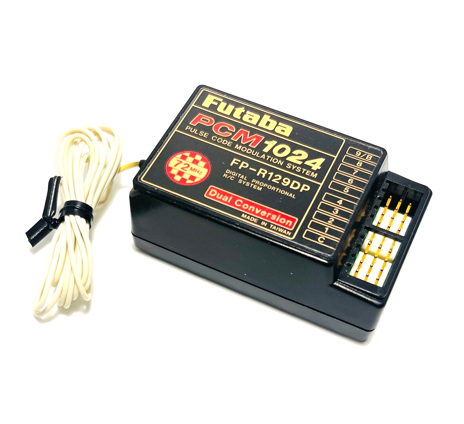 Futaba R129DP 9-Ch PCM 1024 72MHz Dual Conversion Receiver w/o Crystal ...