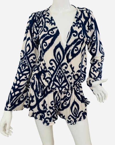 {SURF GYPSY} One Piece/Shorts/Outfit Blue & White Swirl Pattern ...