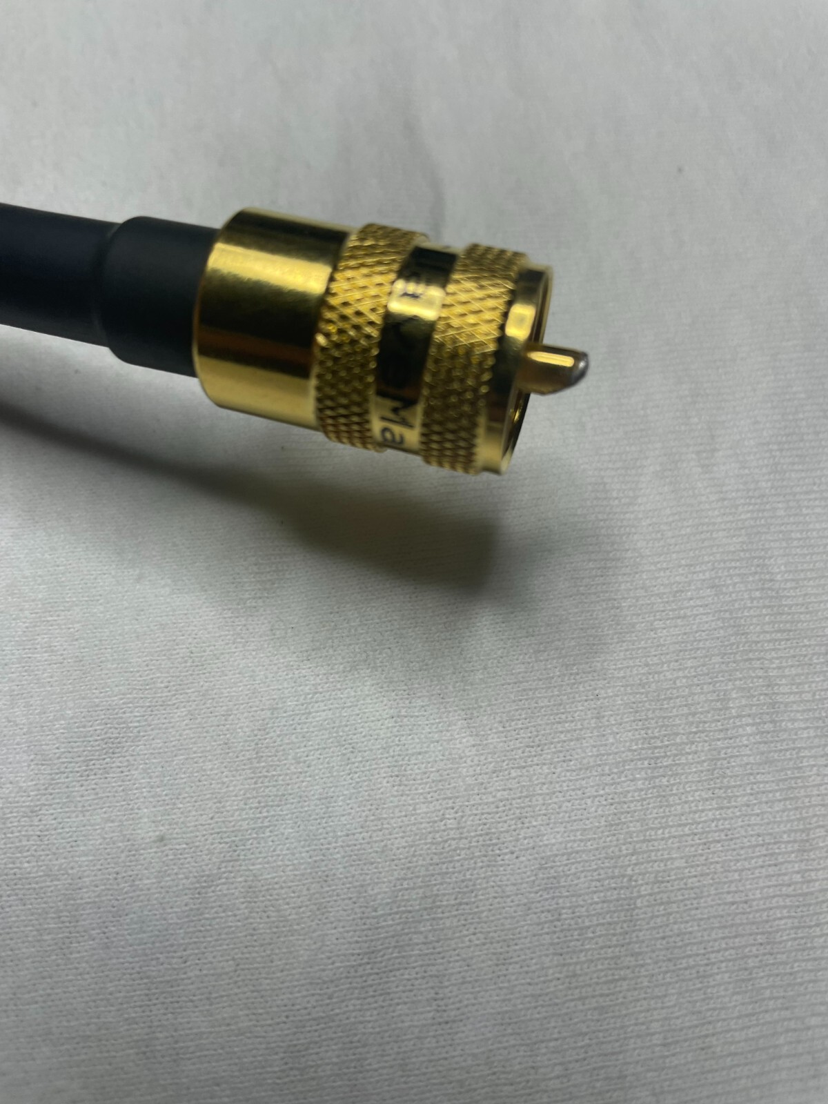 Ham & CB Jumper Cable Ultra flex RG-213 UHF CB Coax 4 ft. Gold Plated ...