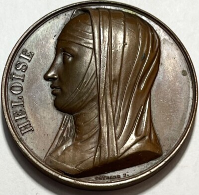 HELOISE (1101-1164) by Raymond Gayrard - 1819 - 19th Century Bronze ...