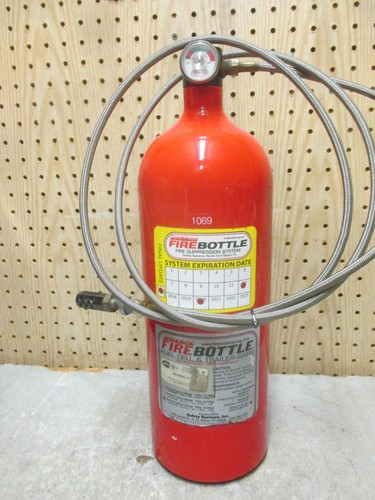 Fire Bottle 10lb Racing Fire Extinguisher w/ Automatic Discharge Head ...