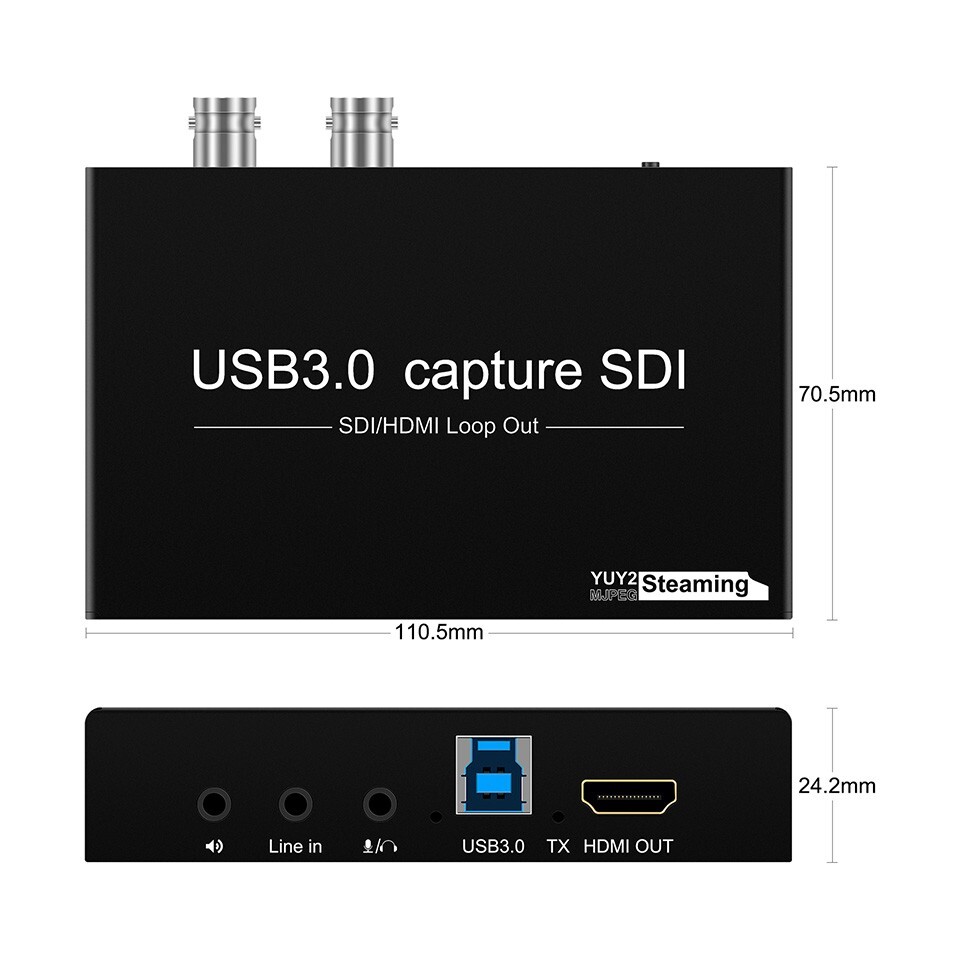 HDMI SDI USB 3.0 Capture HD Video Capture Dongle HD Recorder + SDI ...