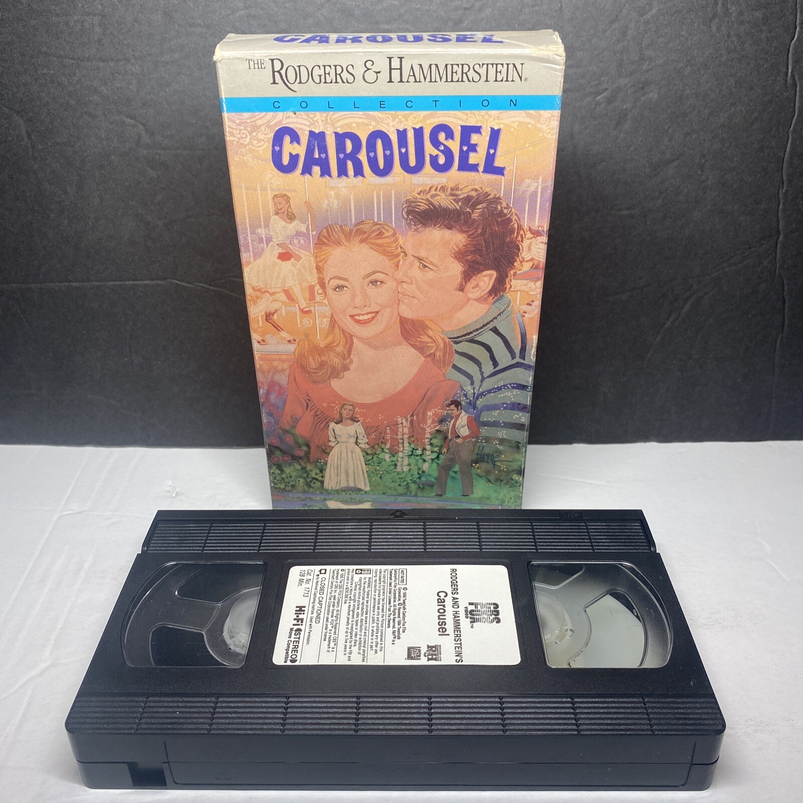 Carousel VHS VCR Video Tape Used Gordon Macrae Shirley Jones ...