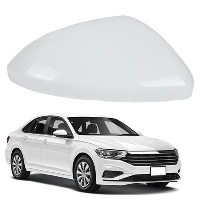 Right Passenger Side Mirror Cover Cap White NO-Turn Signal For VW Jetta ...