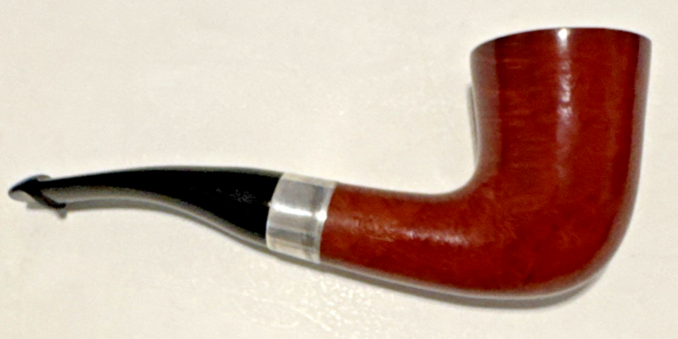 Peterson Sherlock Holmes Pipe Smooth “MYCROFT” Silver Mounted New K ...