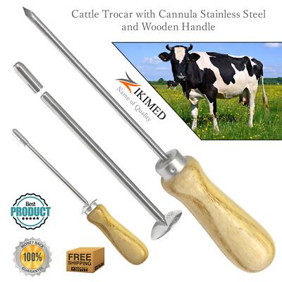 Portable Livestock Trocar Multi-Purpose Stomach Deflation Ventilating ...