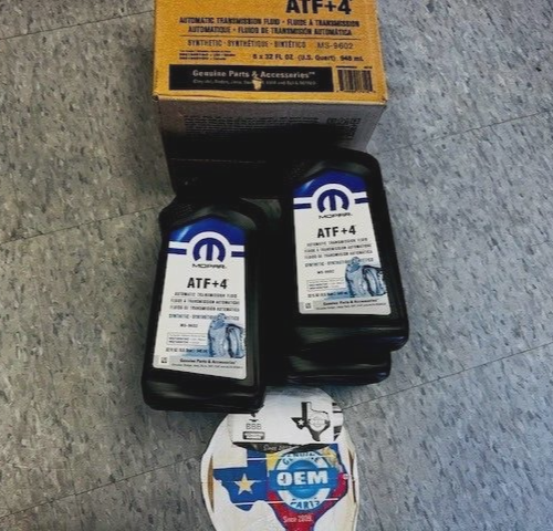(6) DODGE RAM JEEP Automatic Transmission Fluid Mopar ATF+4 68218057AC ...