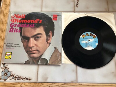 NEIL DIAMOND~Neil Diamond's Greatest Hits~LP~SHRINK~BANG~BLUE~SKY~LABEL ...