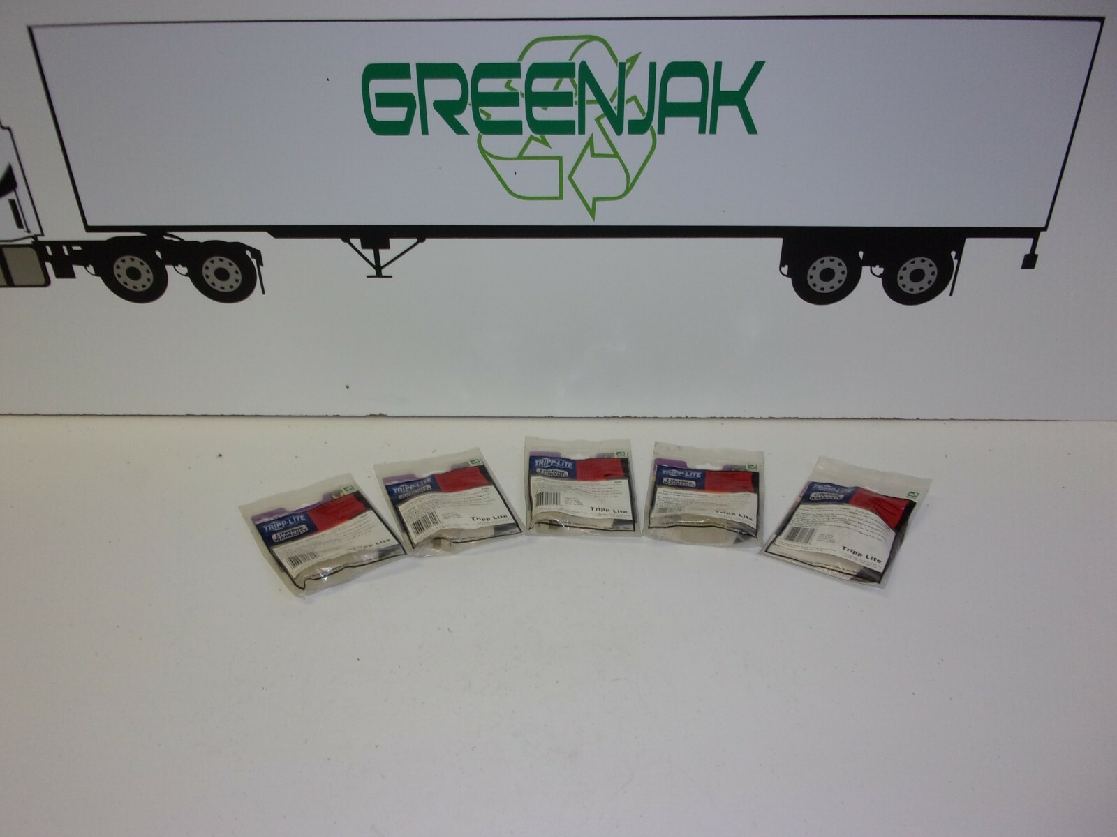 TRIPP-LITE N033-001 STRAIGHT THROUGH MODULAR IN-LINE COUPLERS (LOT OF 5 ...