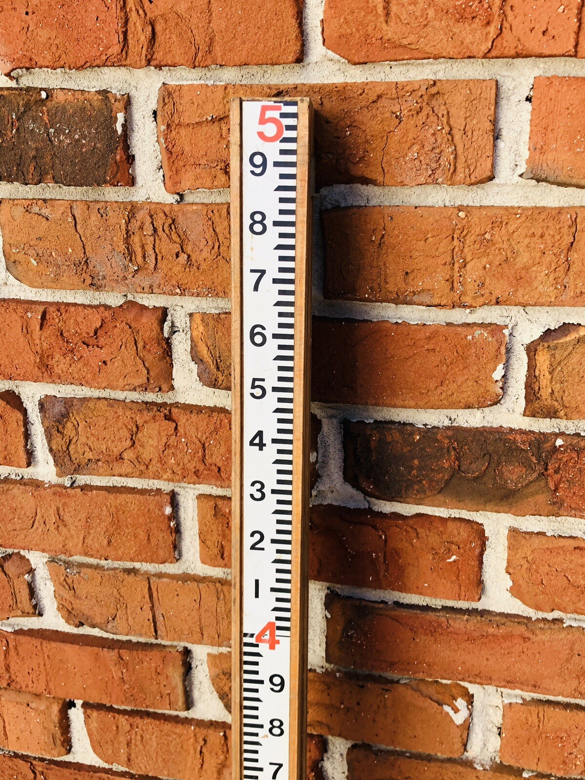 Vintage David White Grade Rod Survey Measuring Stick 9’ Wood Telescopic ...