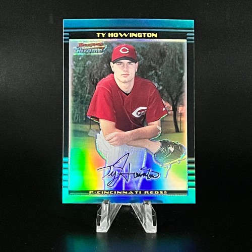 Ty Howington 2002 Bowman Chrome Refractors Reds Baseball #221 /500 RARE ...