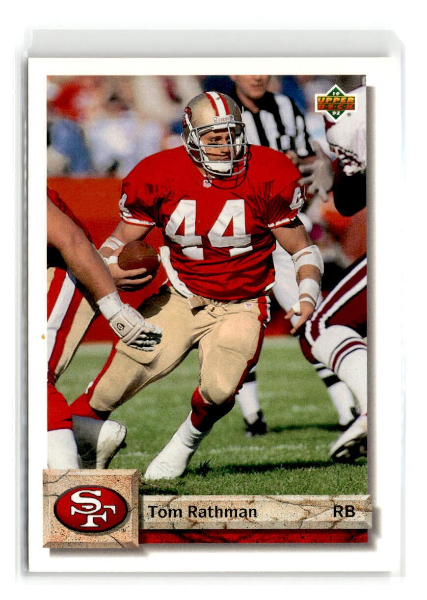 1992 Upper Deck - #166 Tom Rathman for sale online | eBay