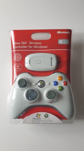Official Microsoft Xbox 360 Wireless Controller & Receiver Windows PC White | eBay UK