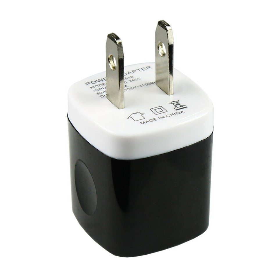 10 PCS USB Wall Charger AC Power Adapter US Outlet For iPhone 8 X 11 12 ...