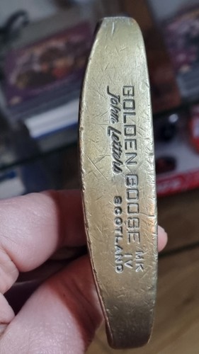 John Letters Scotland Putter Golden Goose Mk IV, Men's, R/H, Brass ...