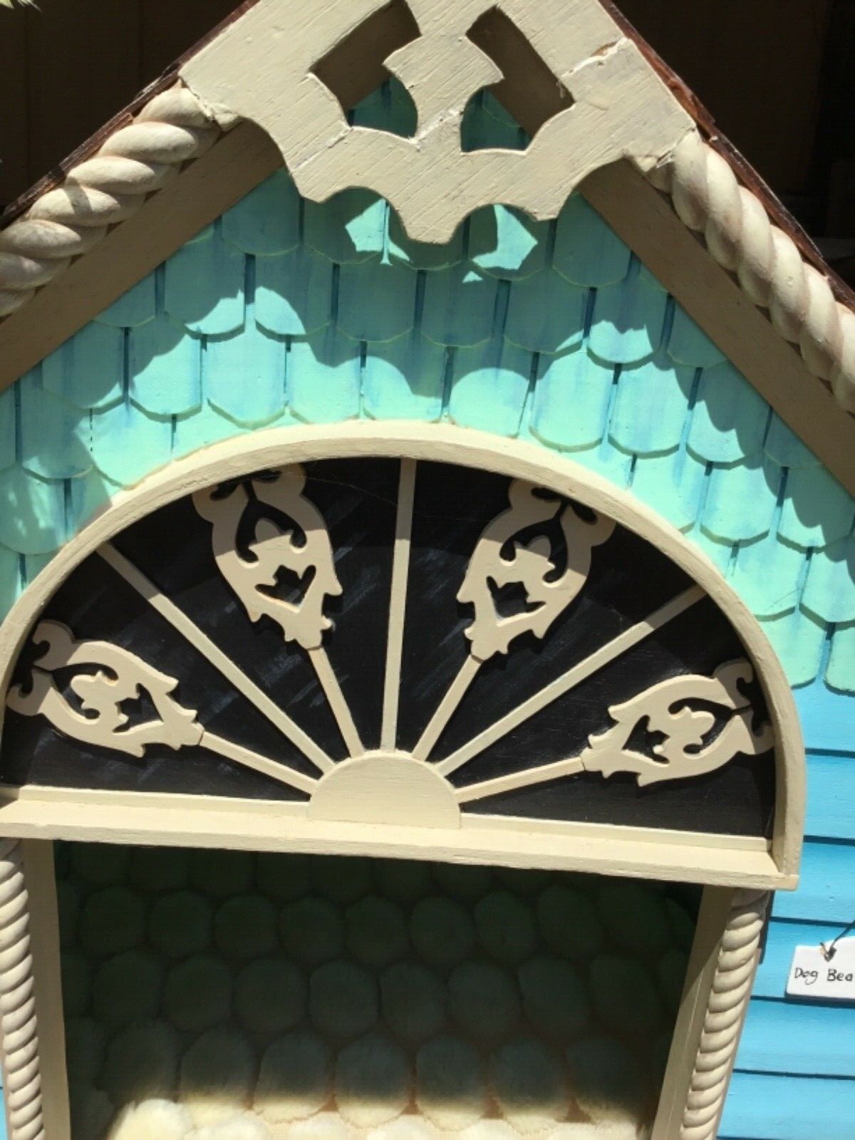 Handmade Custom 1-of-a-kind Wood Dog/Cat Beach House/Pet Shelter-Over ...