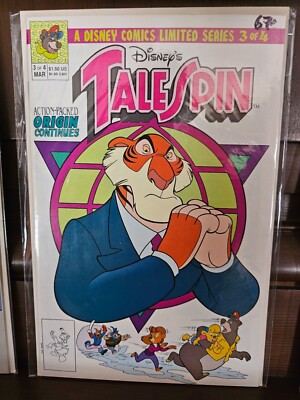 Disney's Tale Spin #3 of 4 Mar 1991 Limited Series Comic Book (Bagged ...