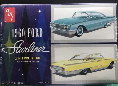 NEW AMT 1960 Ford Starliner 2in1 Deluxe Sealed Model Kit 1:25 LBR Model ...