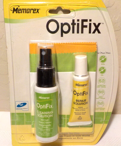 NOS Memorex OPTIFIX Disc Cleaner & Repair for CD, DVD, Xbox ...