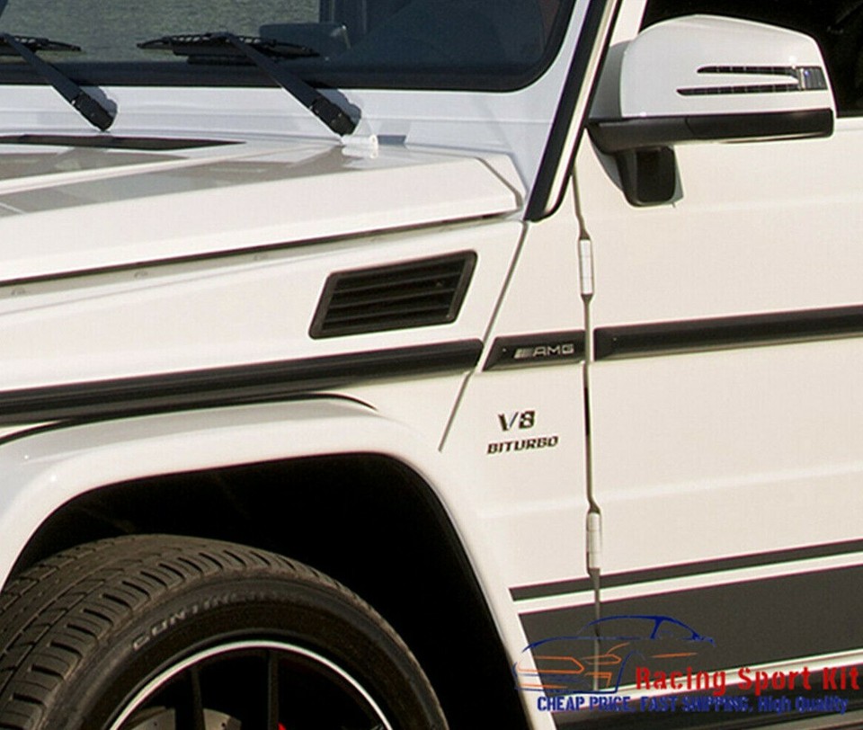 Side Molding Trim Fit Mercedes G class W463 G500 G63 G65 Black | eBay