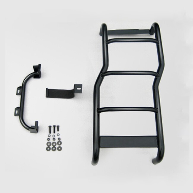 4x4 Rear Door ladder Roof Step Stair rack Tailgate fits Landrover ...