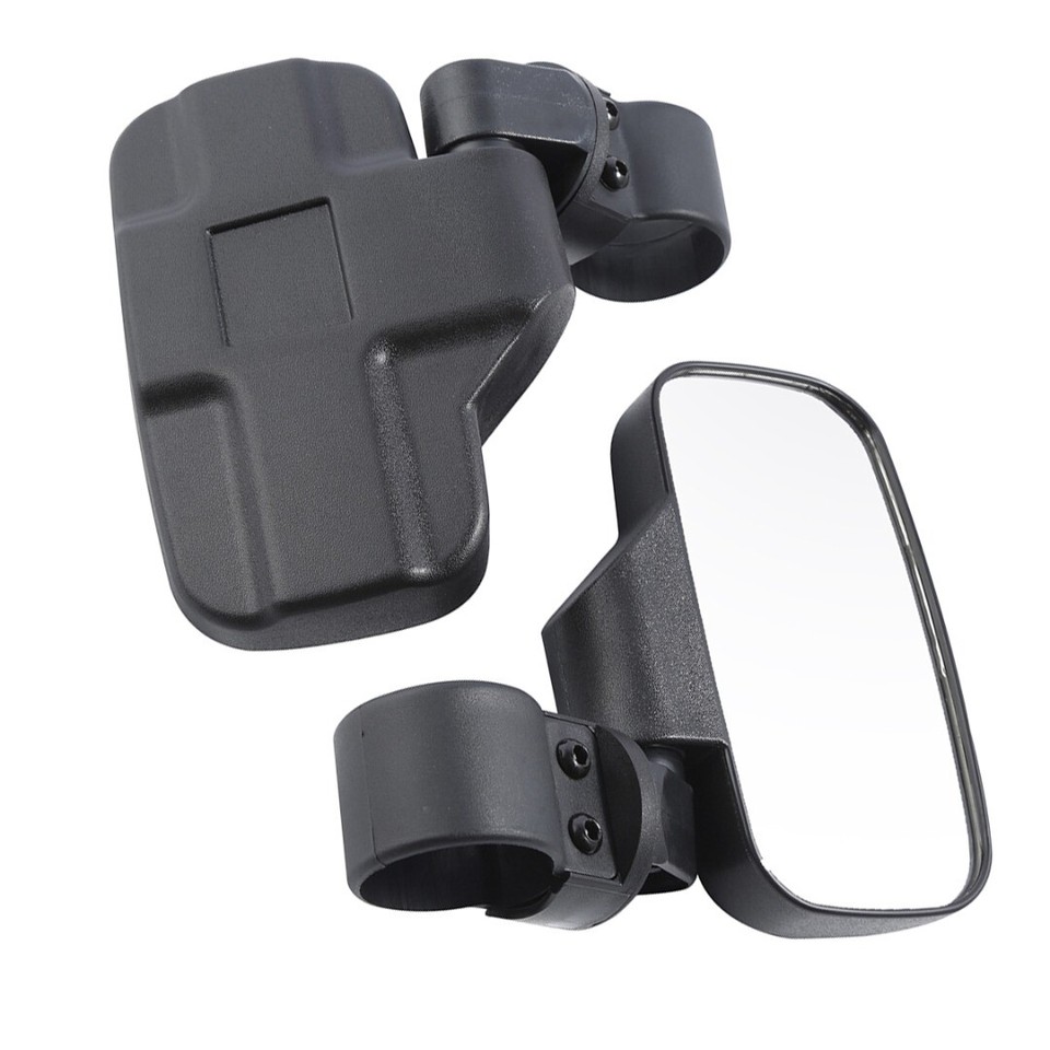 UTV Breakaway Side Mirrors 1.75" 2" Rear View Mirror Set For Polaris ...
