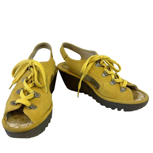 Fly London Womens GOIL222FLY Slip-on Ballets - Devil Red/ Yellow