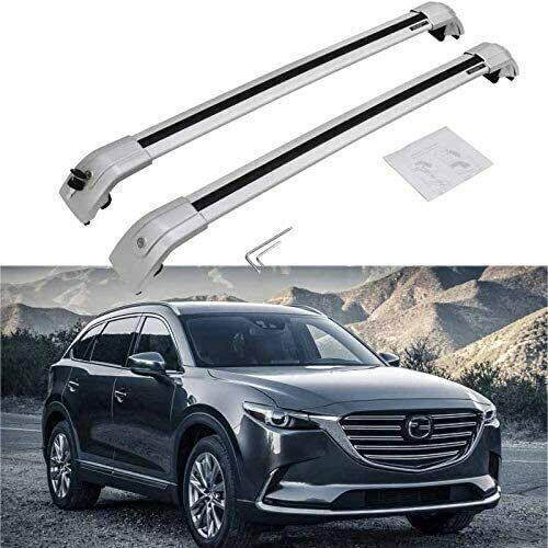 Fit for Mazda CX-9 CX9 2016-2024 Aluminum Roof Rail Racks Cross Bars ...
