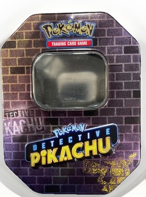 Pokemon TCG GS Detective Pikachu Collector's Tin featuring Pikachu ...
