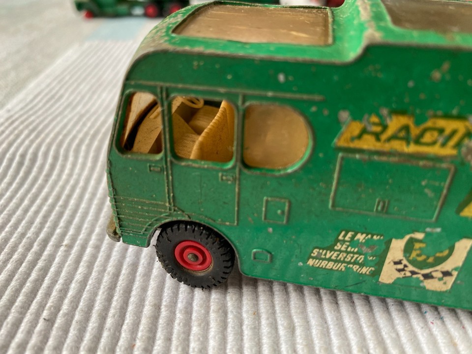 Vintage Matchbox Lesney Major Pack N9 M-6 "RACING CAR TRANSPORTER ...