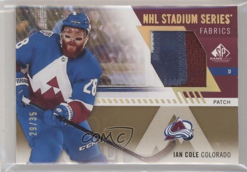 2020-21 Upper Deck SP Game Used NHL Stadium Series Fabrics /35 Ian Cole ...