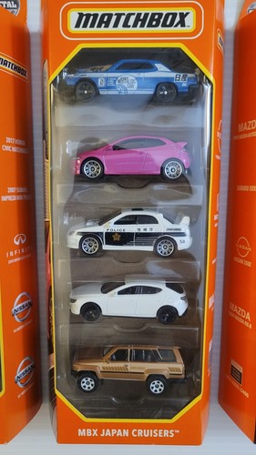 Matchbox Lot of (3) JDMs 5-Pack MBX Japan Tourers, Japan Cruisers I ...