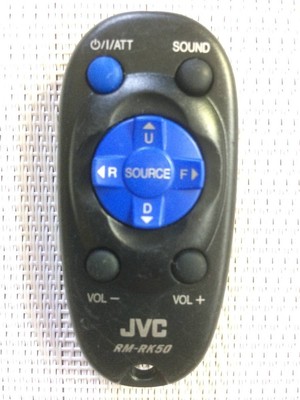 Jvc Genuine Car Audio Remote Control Rm-Rk50 Used, Working Product, d ...