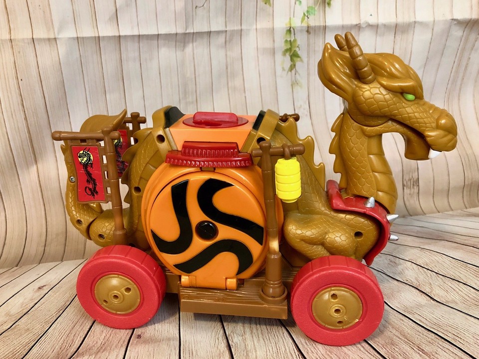 Fisher Price Imaginext Samurai Warrior Castle And Dragon Wagon Lot | eBay