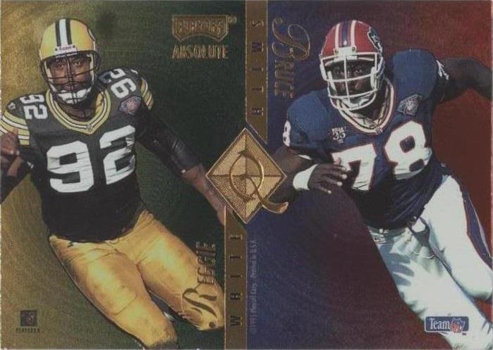 1995 Playoff Absolute Bruce Smith Deion Sanders Junior Seau #Q11 for ...