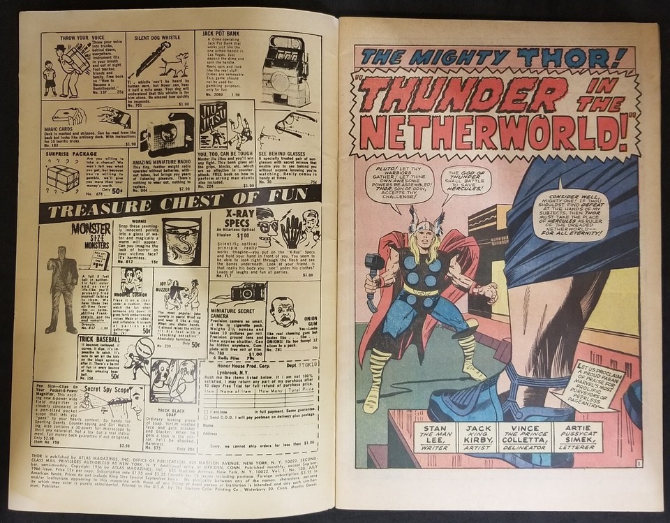 The Mighty THOR #130 Marvel Comics | 1956 | eBay