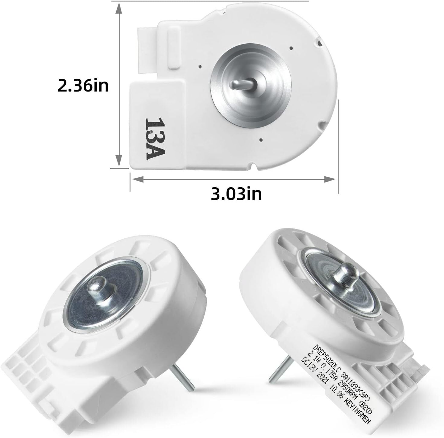NEW Evaporator Fan Motor For Samsung RF217ACRS/XAA RF28JBEDBSG/AA ...