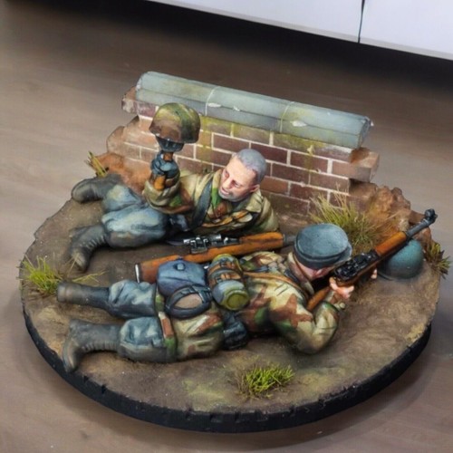 WW2 UNPAINTED German Fallschirmjäger Snipers with G43 28mm ideal Bolt ...