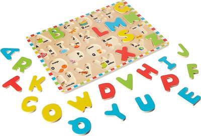 Bigjigs Toys Inset Puzzle Uppercase Alphabet | eBay
