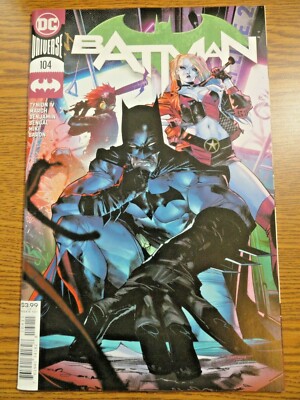 Batman #104 Tynion Clé Un Housse VF + Harley Quinn Joker 1st Imprimé ...