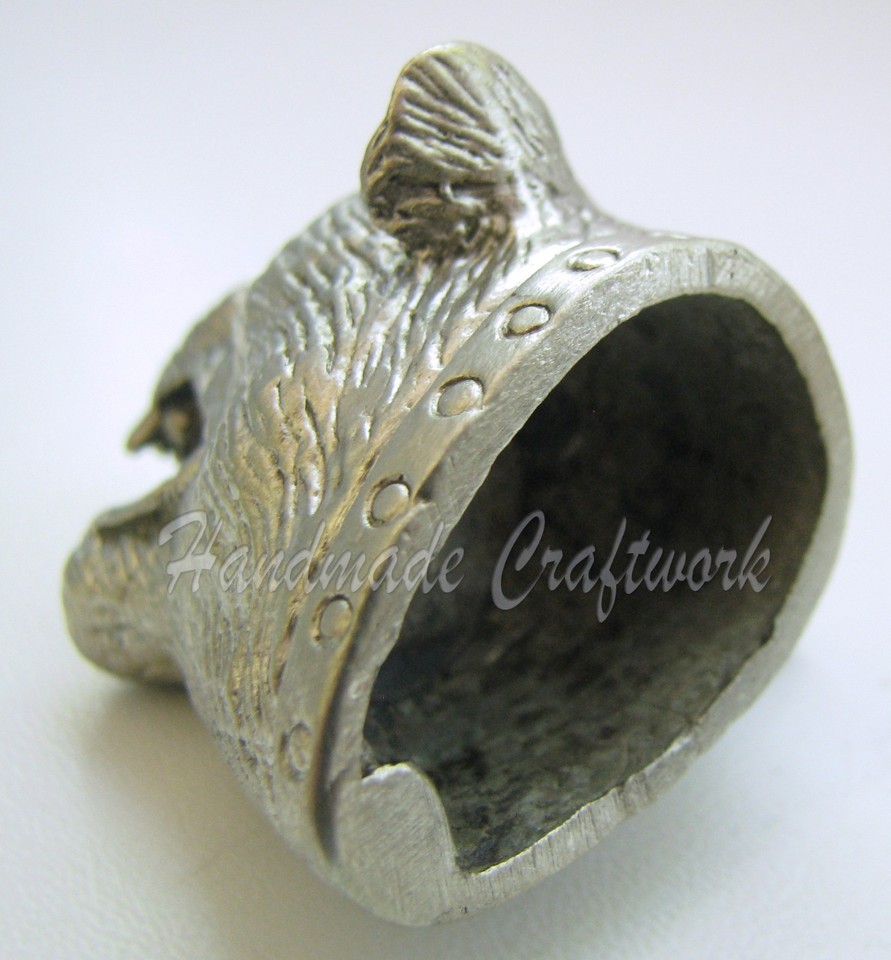 Metal Hand-Casted Knife Finger Guard & Knife Pommel Bolster Custom ...