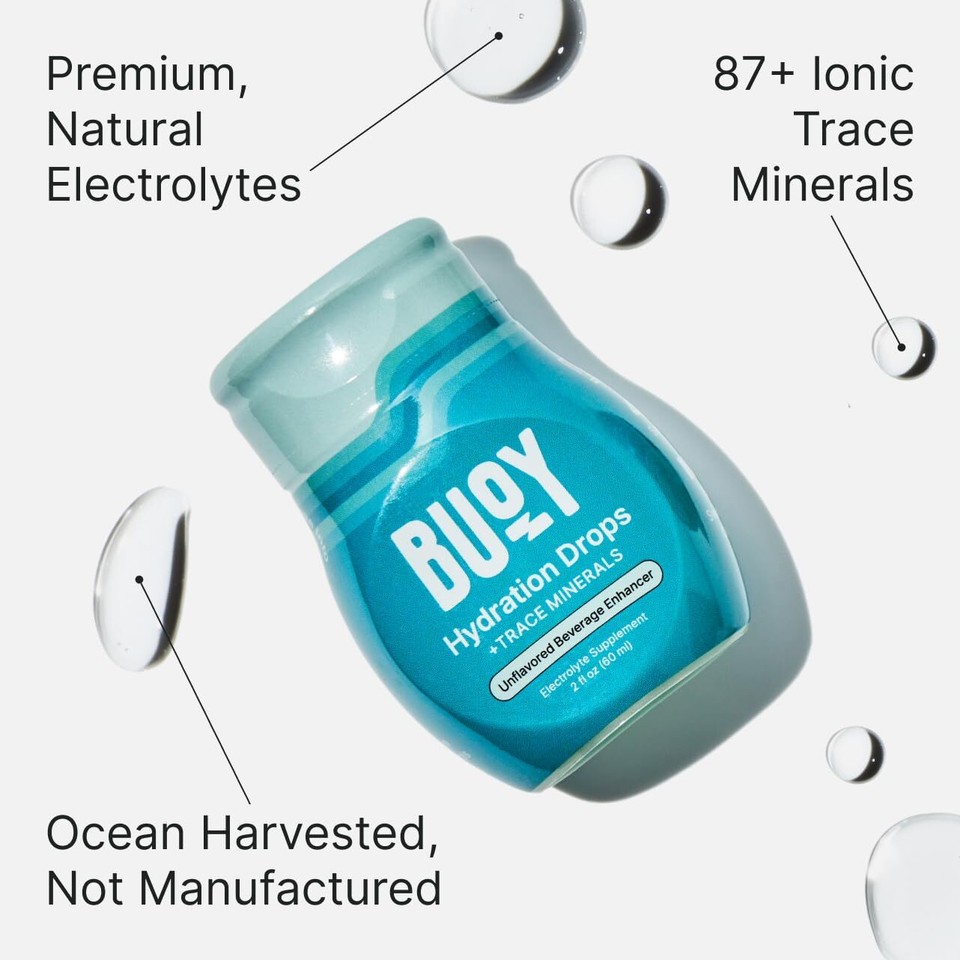 Buoy Electrolyte Drops | 120 Servings | No Sugar No Sweeteners | Dietitian Re... 850002790016| eBay