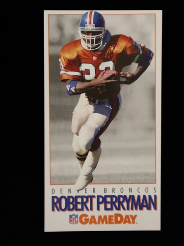 1992 Robert Perryman Denver Broncos GameDay Card #488 | eBay