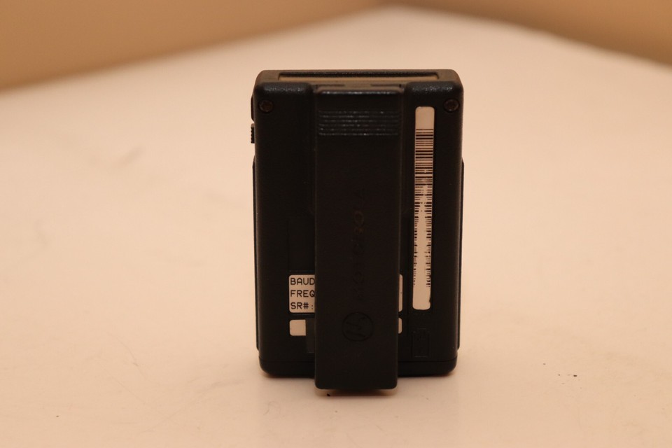 Vintage Motorola Pager Basic Bravo PLUS CLOCK OEM Black Case | eBay