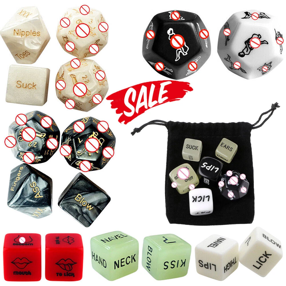 Sex Dice Game With Sex Positions Glow In The Dark Bedroom
