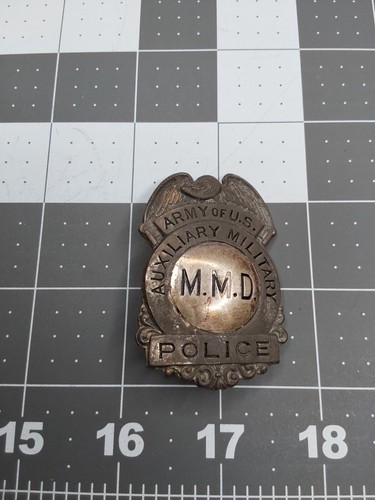 n WWII US Army Maryland Military Department Auxiliary Police Pin M.M.D ...
