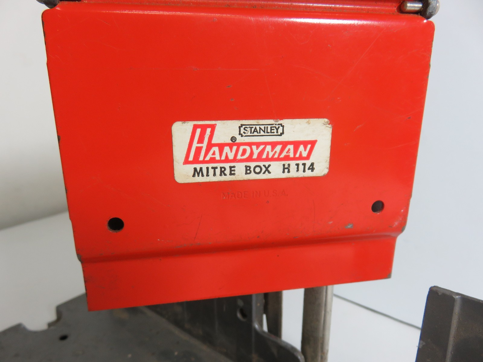 Stanley Handyman Mitre Hand Saw Box H114 12" long Tool Vintage | eBay